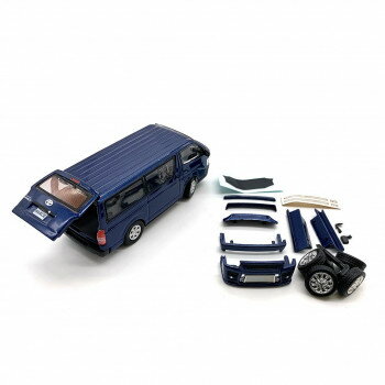 1/64スケール、トヨタ ハイエース KDH200V 15 LHDのモデルカーです。サイズ個装サイズ：12.8×6.1×4.7cm重量個装重量：80g素材・材質ダイキャスト他仕様スケール:1/64カラー:ダークネイビー生産国中国(D)おまけ...