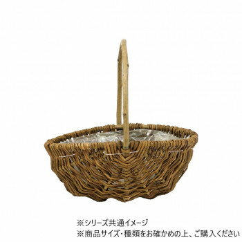 MHクレイド手付きのフラワーバスケットです。サイズW27×D21×H11cm個装サイズ：25×25×25cm重量個装重量：500g生産国中国(D)おまけつき（商品とは関係ありません）別送fk094igrjs