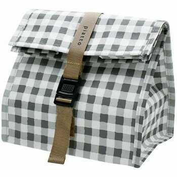 レジャーシートと同じ耐久性に優れた素材を活かして、紙袋のように軽いランチバッグができました。水や汚れが付いてもサッと拭き取れます。内側はシルバーコーティング生地で簡易保冷・保温機能付きです。お弁当の高さに合わせてベルトが調節できるので、安定...