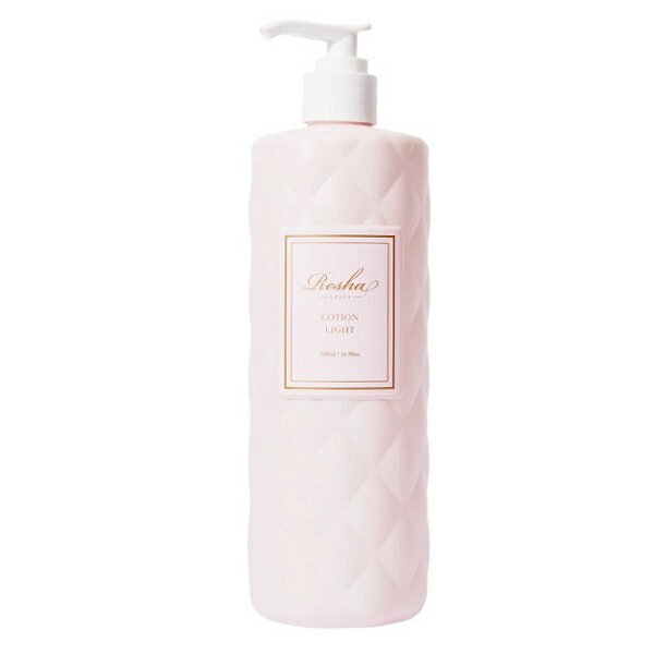 商品名GRACEResha（グレースリシャ）ローションライト 500ml仕様■容量：500ml■使用量：1回あたり13ml（2〜3プッシュ）で約38回分■製造国：日本全成分水、ダマスクバラ花水、グリセリン、センチフォリアバラ花水、BG、ベタ...