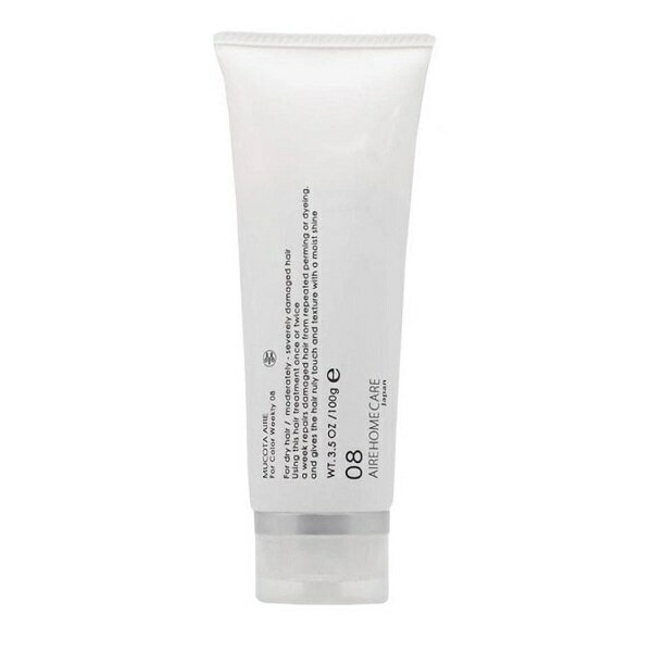 商品名AIRE【アイレ】08 100g【商品詳細】●カラーの持続性、乾燥を防ぎます。【特徴成分】ヘマチン、ナノ化CMC(セラミド、コレステロール、18MEA)コラーゲン、シルク仕様内容量：100g香り：ラ・フランス全成分水,ハチミツ,セタノ...