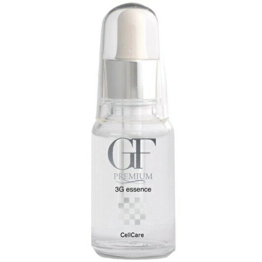 商品名セルケア GFプレミアム 3Gエッセンス 30g仕様■内容量：30g■1回分使用量：1〜1.5プッシュ(1push＝約1g)＊エレクトロポレーションに使用する際には多めに（肌に美容液が残るくらい）のせて下さい。全成分海水、BG、メチル...