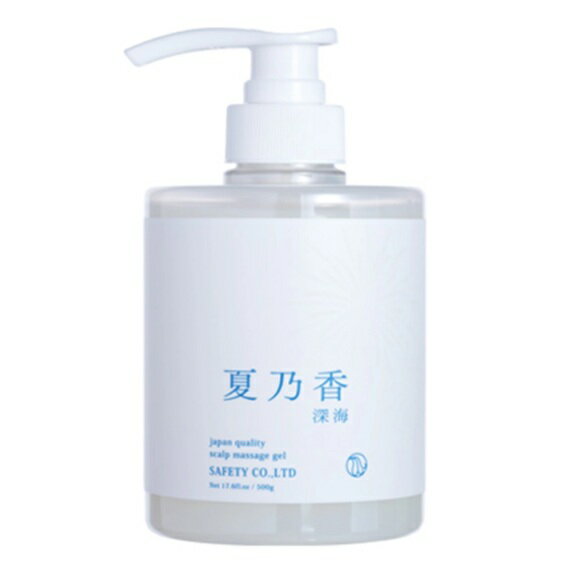 商品名夏乃香 スキャルプマッサージジェル 深海 500g仕様■内容量：500g■ビジョザクラの香り夏の頭皮をクールに守るマッサージ用ジェル 爽やかなフレグランスの頭皮マッサージ用ジェル。頭皮の余分な皮脂や汚れを取り除き、爽快感を与えます。夏...