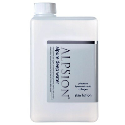 商品名ALPSion アルピュア ディープウォーター 1000ml仕様■内容量：1000ml【使用方法】洗顔後のお肌に5〜6プッシュしてハンドプレスでなじませ角質層までたっぷりと水分を補給します。【使用場面】・洗顔後の乾燥しやすいタイミング...