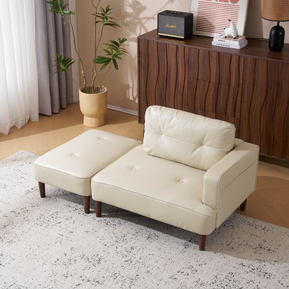 【スタイリッシュなL字型デザイン】 クラシックなL字型デザインを採用し、現代のお部屋にぴったり。 広々とした座面で、快適なリラックスタイムを演出します。 【自由自在に5種類のレイアウト】 ソファ本体とオットマンの位置を調整することで、5通り...