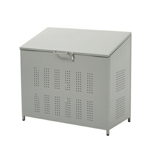 【屋外のゴミ収納に最適！大容量ボックス】 サイズは45×90×83cm、約17.1kgのしっかりサイズ。 45Lゴミ袋を約5〜6個収納でき、家庭のゴミ出しや分別に便利です。 【優秀な耐久性】 錆びにくい防錆塗装を施したガルバリウム鋼板を採用...