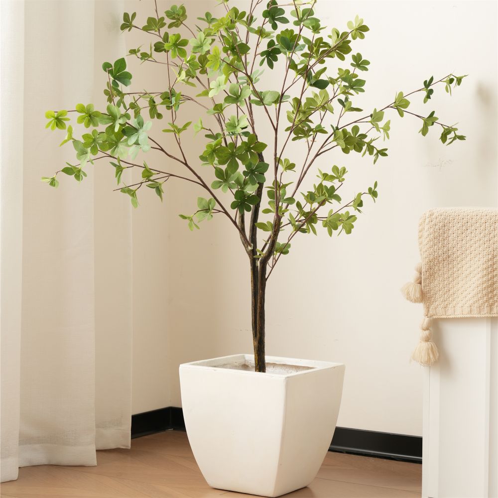 【北欧風のシンプルなデザイン】 控えめで上品な色合いが、 お部屋にやさしい温もりと洗練された雰囲気をプラス。 植物を美しく飾りながら、インテリアに自然に馴染みます。 【天然の通気性で植物が元気に】 酸化マグネシウムは通気性に優れ、 鉢の壁に...