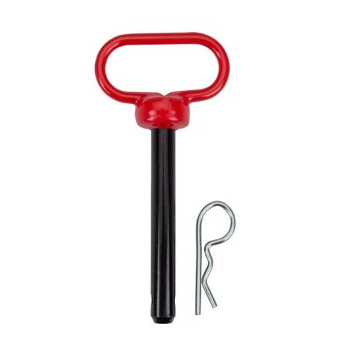 Haul Master Easy Grip Hitch Pin (ホールマスター イージー グリップ ヒッチ ピン) トレーラーや農機具などの牽引部固定に使用するヒッチピンです。 イージーグリップ形状のハンドル付きで、着脱時にしっかりと握れ...
