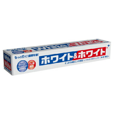 ◆商品説明 ・ムシ歯を防いで健康な歯をつくる薬用成分「フッ素」を配合した歯磨き粉です。 ・ブラッシングにより歯の汚れを落とし、歯を白く美しくします。 ・ホワイトクレンジング成分(重質炭酸カルシウム(清掃剤))配合。 ・すっきり爽快ミントの香...