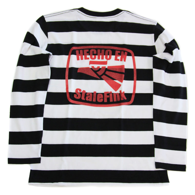 StaleFinkオリジナルロンTEE フロント左胸、バックメインプリント 素材 綿100％ 5.0oz Msize 着丈68cm 身幅51cm Lsize 着丈72cm 身幅54cm ポスト投函型のネコポス対応可能でございます（ネコポス選...