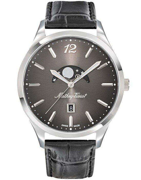 マセイ・ティソは、スイスの高級 時計メーカーです。1886年にエドモンド・マセイ・ティソによって、スイスのヌーシャテル州レ・ポン・ド・マーテルに設立されました。本製品はムーンフェイズ、カレンダーを搭載。カラーリングもお洒落でワンランク上の腕...