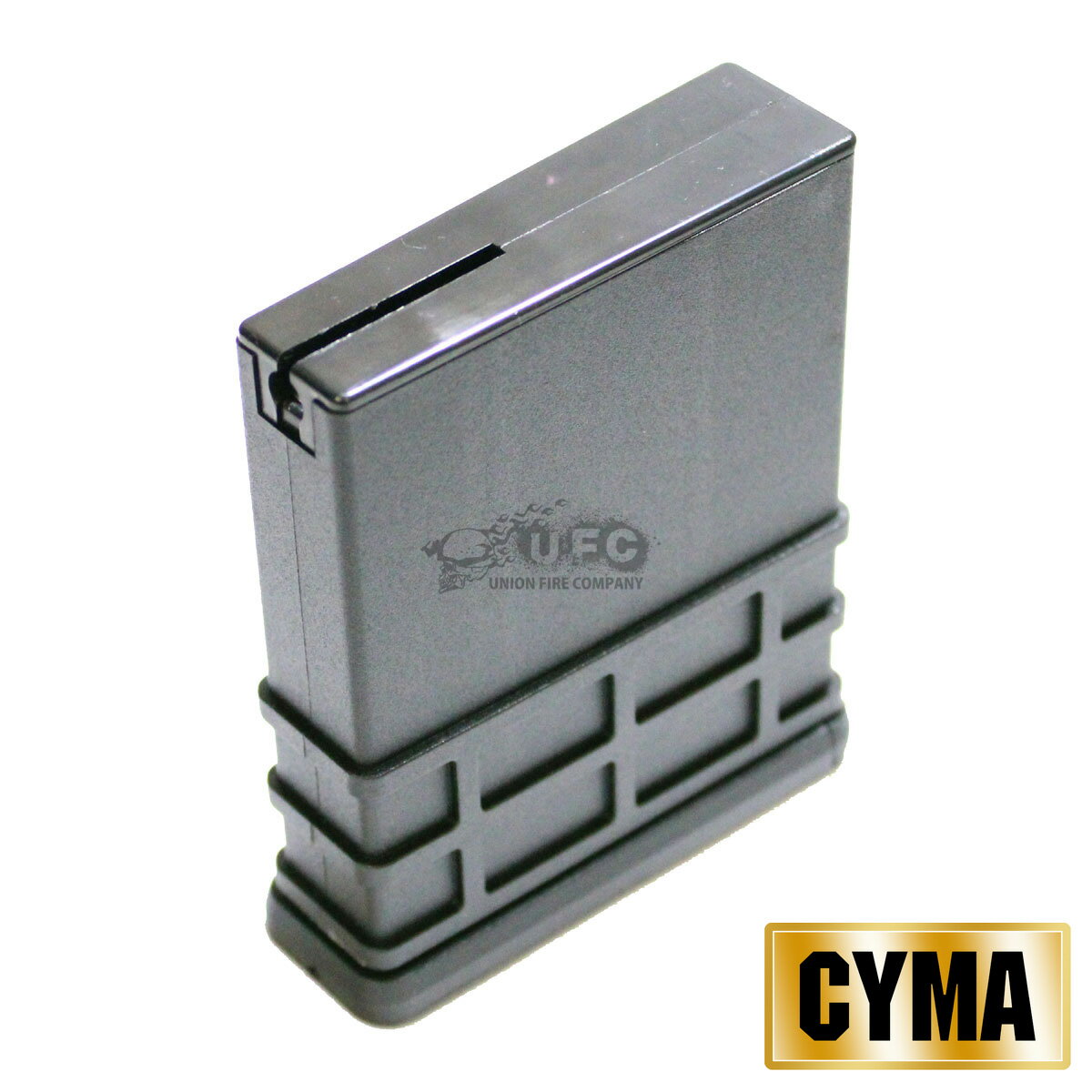 ・材質：樹脂 ・商品寸法：全長 約100mm、全幅 約85mm、全高 約30mm ・本体重量：約127g ・パッケージサイズ：全長 約165mm、全幅 約107mm、全高 約31mm ・総重量（パッケージ込）：約145g ・スプリング給弾式...