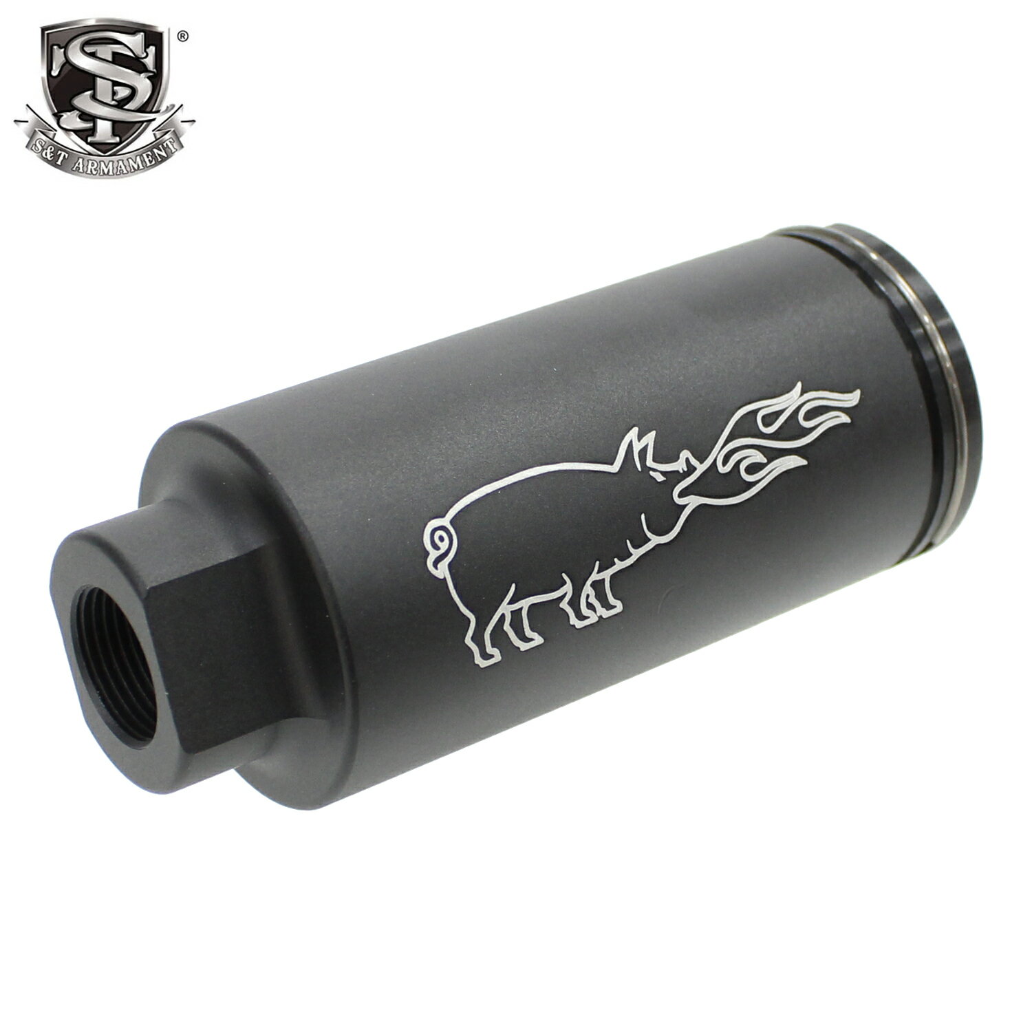 ・メーカー：S&T ・材質：金属 ・14mm逆ネジ