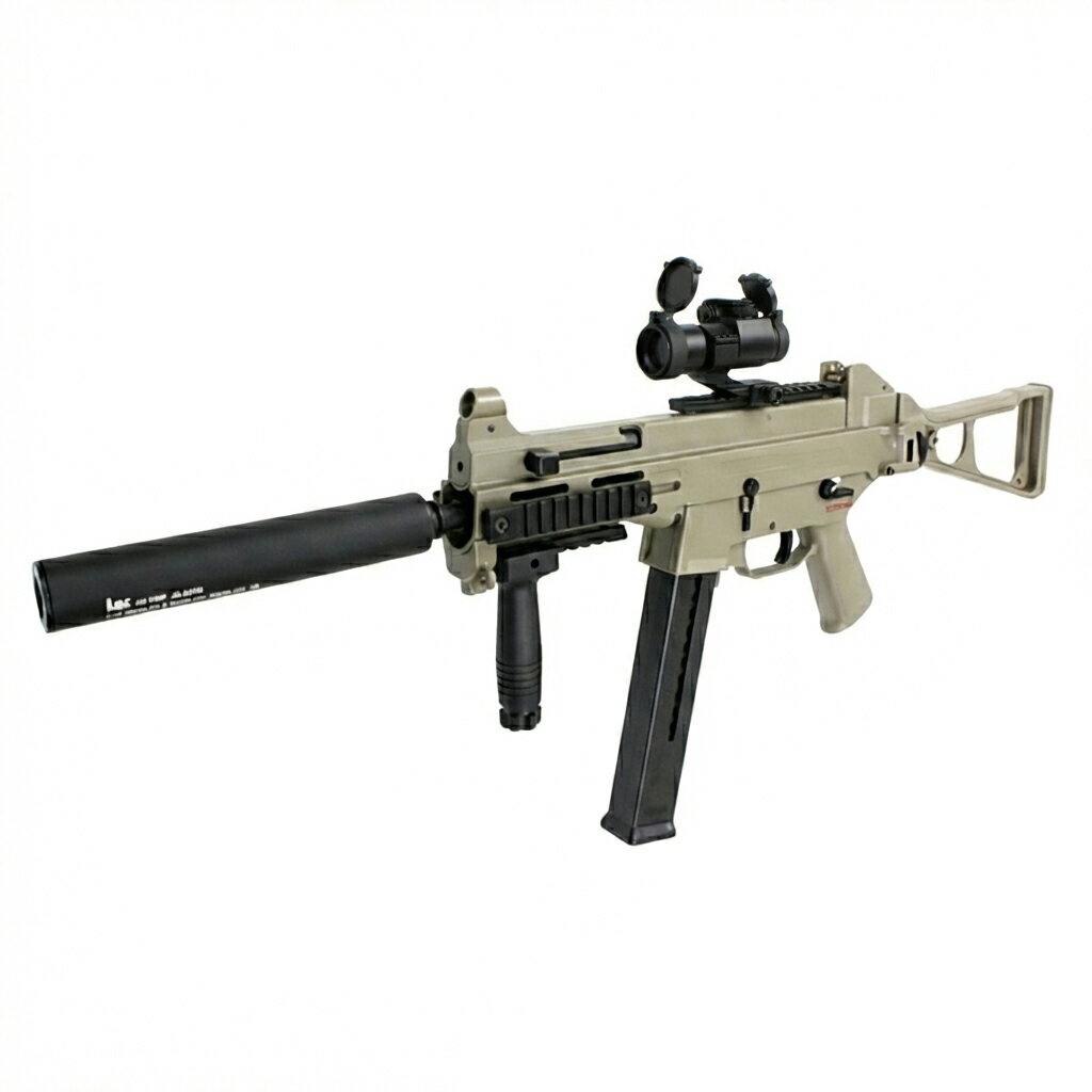 こちらの商品はCOMP M2タイプ R/G ハイマウント ドットサイト BKS&T UMP サイレンサー BK(14mm-)S&T UMP スポーツライン アルミアウターバレルキット(14mm-)ナイツタイプバーチカルフォアグリップ(刻印ナ...