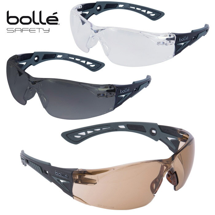 メーカー：Bollē Safety 重量：27g 材質：ポリカーボネート/TPR レンズカラー：クリア（JIS規格）※2 　　　　　　　スモーク（ANSI規格）※3 　　　　　　　トワイライト（ANSI規格） 調整可能ノーズピース PLAT...