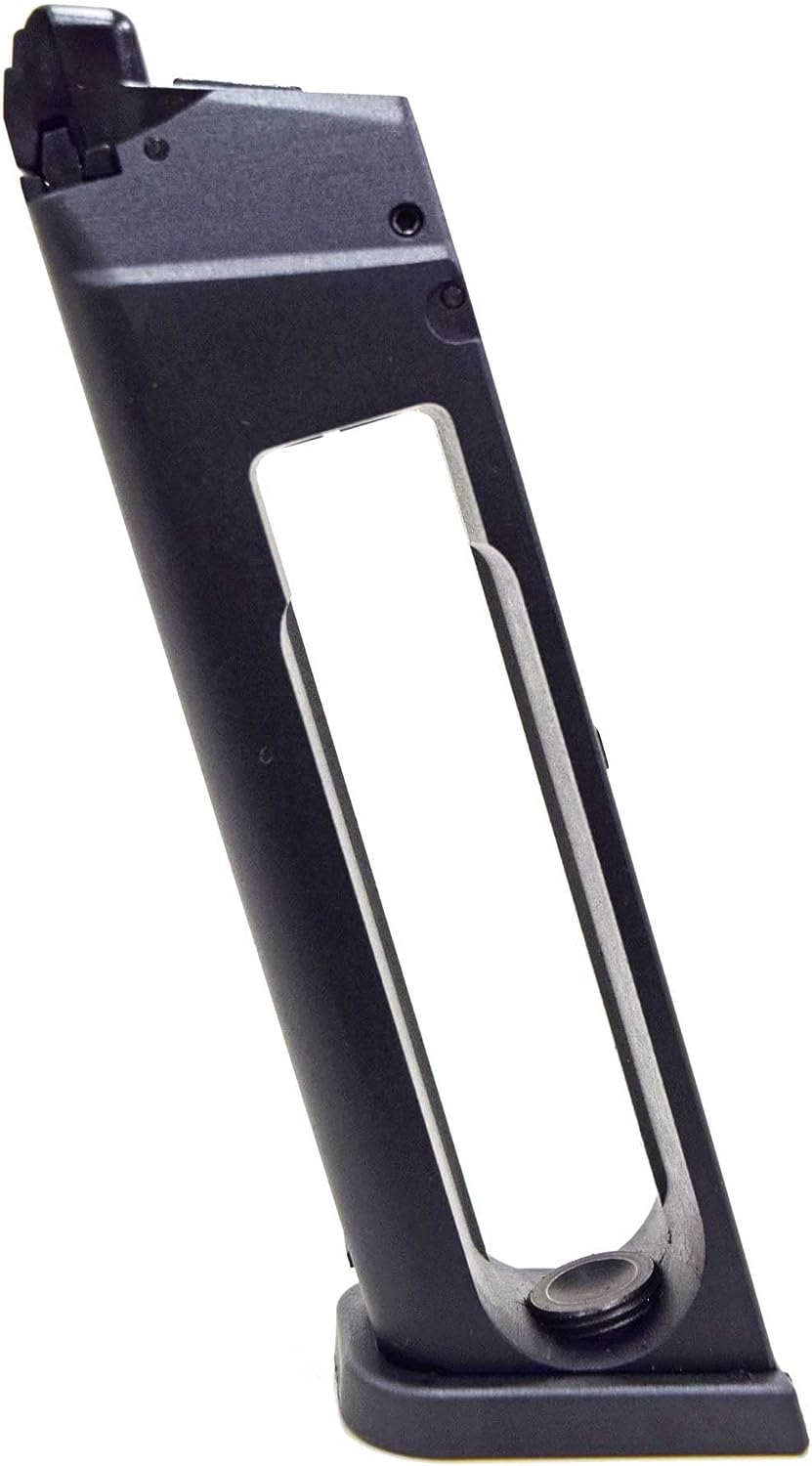 Carbon8製CO2ブローバック ストライカー9、9Q、9S共用で対応するスペアマガジンです。 日本の法定基準に基準する出力の放出バルブを使用して、 放出バルブ部にSTGAの安全基準構造である改造防止ピンが打ち込まれています。 また、フロ...