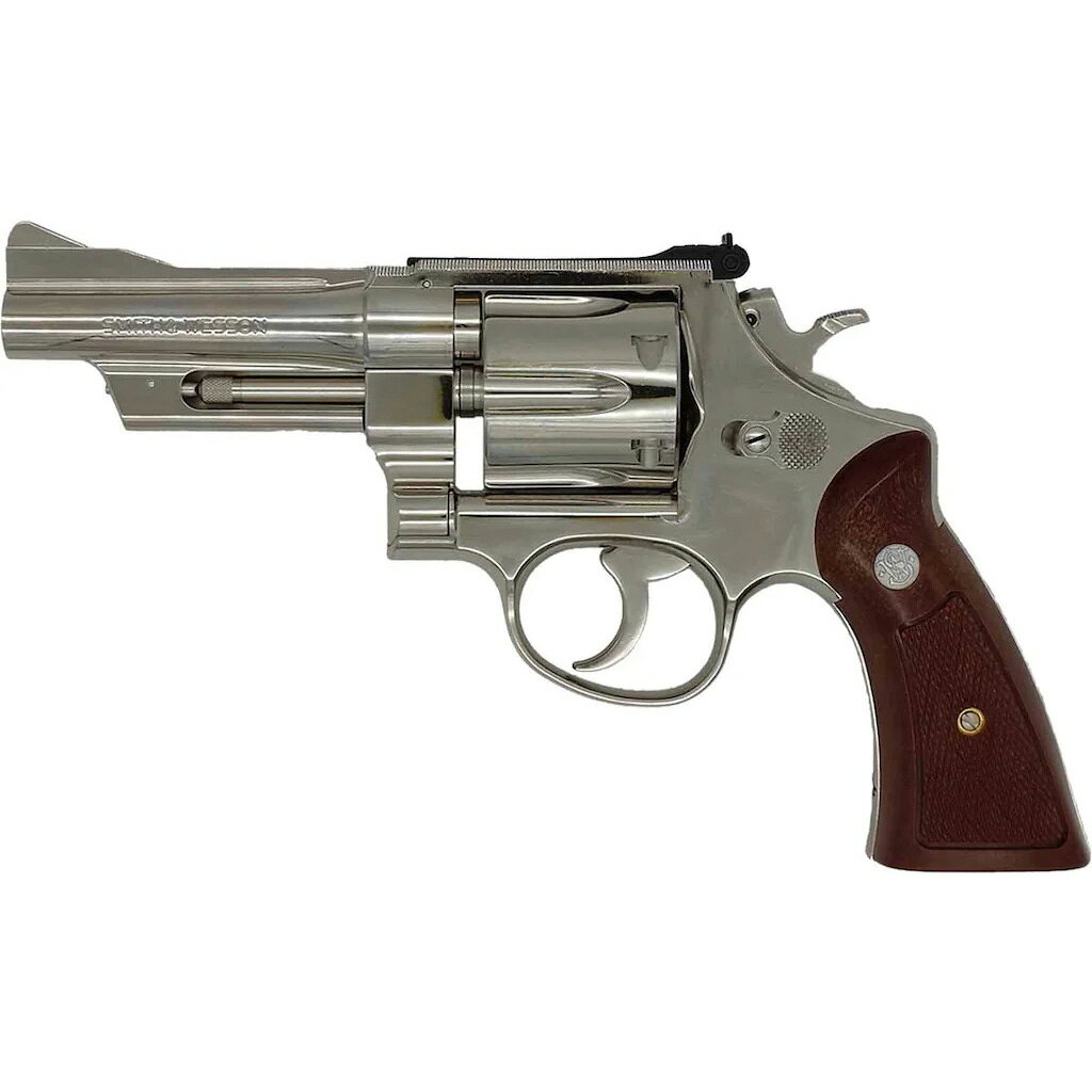メーカー：タナカワ-クス タナカワークス S&W M27 “The .357 Magnum” 4 inch Nickel Finish モデルガンです。 今回は1979年に3-1/2インチ、5インチモデルが廃版になり新たに追加された4インチ...