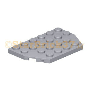 レゴ[LEGO]パーツばら売りのプレート4×6コーナー無ライトブルーイッシュグレイです。レゴ[LEGO]パーツばら売りのプレート4×6コーナー無ライトブルーイッシュグレイです。