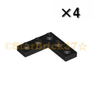 レゴ[LEGO]パーツのプレート3×3コーナーブラック4個セットです。レゴ[LEGO]パーツのプレート3×3コーナーのブラックです。