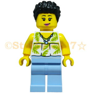 レゴ[LEGO]シティミニフィグの黄色のタクシーの乗客の女性[60487]です。レゴ[LEGO]シティミニフィグの黄色のタクシーの乗客の女性[60487]です。