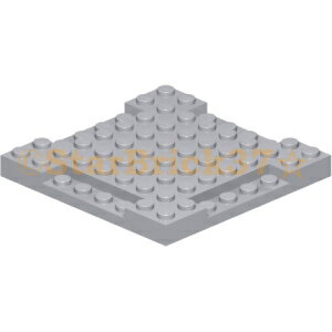 レゴ[LEGO]パーツのブロック8×8×-1×4[凹み付]のライトブルーイッシュグレイです。レゴ[LEGO]パーツのブロック8×8×-1×4[凹み付]のライトブルーイッシュグレイです。