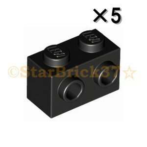 レゴ[LEGO]パーツのブロック1×2[片側面にスタッド有]ブラックの5個セットです。レゴ[LEGO]パーツのブロック1×2[片側面にスタッド有]のブラックです。