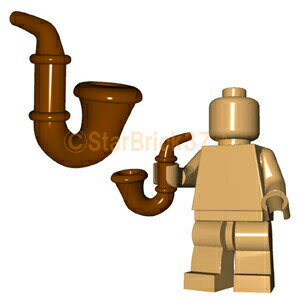 レゴ[LEGO]カスタムパーツばら売りの紳士のパイプのブラウンです。 ※この商品はカスタムパーツ[互換品]です。レゴ[LEGO]社の公式商品ではありませんのでご注意ください。 ミニフィグや装着パーツは使用例ですので付属しておりません。レゴ[...