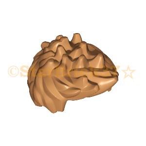 レゴ[LEGO]パーツばら売りのミニフィグかつらのミディアムダークフレッシュ[髪型]:スパイクです。レゴ[LEGO]パーツばら売りのミニフィグかつらのミディアムダークフレッシュ:スパイクです。