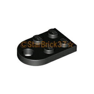 レゴ[LEGO]パーツばら売りのプレート2×3[片側半円穴有]ブラックです。レゴ[LEGO]パーツばら売りのプレート2×3[片側半円穴有]ブラックです。