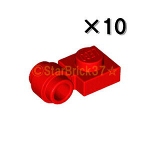 レゴ[LEGO]パーツのプレート1×1[側面にクリップ付]レッドの10個セットです。レゴ[LEGO]パーツのプレート1×1[側面にクリップ付]のレッドです。