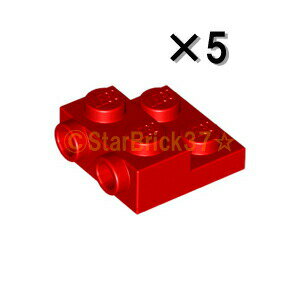 レゴ[LEGO]パーツのプレート2×2×2/3[側面にスタッド有]レッドの5個セットです。レゴ[LEGO]パーツのプレート2×2×2/3[側面にスタッド有]のレッドです。