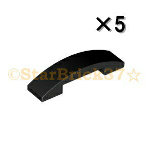 レゴ[LEGO]パーツの曲面スロープ4×1ダブルブラックの5個セットです。レゴ[LEGO]パーツの曲面スロープ4×1ダブルのブラックです。
