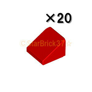レゴ[LEGO]パーツのスロープ31度1×1×2/3レッドの20個セットです。レゴ[LEGO]パーツのスロープ31度1×1×2/3のレッドです。