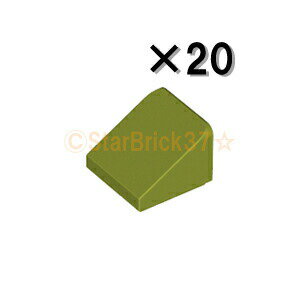 レゴ[LEGO]パーツのスロープ31度1×1×2/3オリーブグリーンの20個セットです。レゴ[LEGO]パーツのスロープ31度1×1×2/3のオリーブグリーンです。