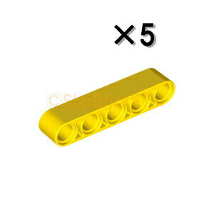 レゴ[LEGO]パーツのテクニックリフトアーム1×5イエローの5個セットです。レゴ[LEGO]パーツのテクニックリフトアーム1×5のイエローです。