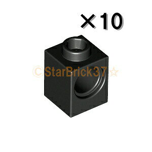 レゴ[LEGO]パーツのテクニックブロック1×1[穴1つ]ブラックの10個セットです。レゴ[LEGO]パーツのテクニックブロック1×1[穴1つ]のブラックです。
