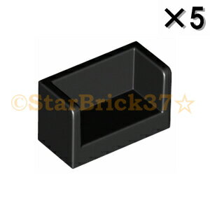 レゴ[LEGO]パーツのパネル1×2×1[両サイド有]ブラックの5個セットです。レゴ[LEGO]パーツのパネル1×2×1[両サイド有]のブラックです。
