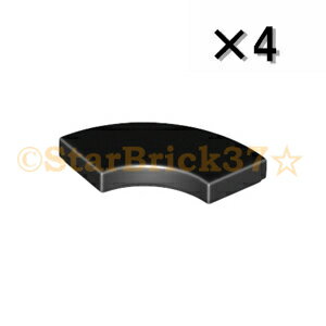 レゴ[LEGO]パーツのタイル2×2コーナー丸ブラックの4個セットです。レゴ[LEGO]パーツのタイル2×2コーナー丸のブラックです。