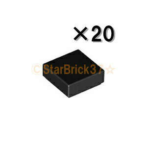 レゴ[LEGO]パーツのタイル1×1ブラックの20個セットです。レゴ[LEGO]パーツのタイル1×1のブラックです。