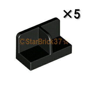 レゴ[LEGO]パーツのパネル1×2×1[中央仕切り有]ブラックの5個セットです。レゴ[LEGO]パーツのパネル1×2×1[中央仕切り有]のブラックです。