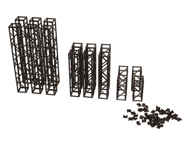 メーカー希望小売価格はメーカーサイトに基づいて掲載していますイベントや展示会でのブース等で用いられる「トラス」のプラスチックキットです。「ステージ」や「イベントブース」の他にも、「鉄道関連」、「廃工場」等、考え方次第で様々な使い方のできる凡...