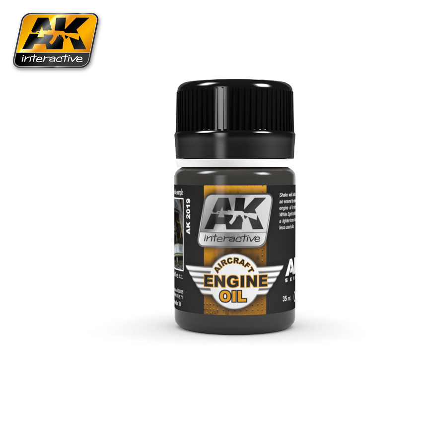 メーカー希望小売価格はメーカーサイトに基づいて掲載していますAKインタラクティブの「Aircraft Engine Oil」は、航空機エンジン周辺に見られるオイル汚れや滲みをリアルに再現するために開発されたエナメル系ウェザリング塗料です。航...