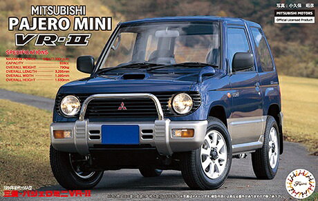 メーカー希望小売価格はメーカーサイトに基づいて掲載していますパジェロミニVRII'94を1/24スケールで再現。ホイールやタイヤなど足回りのディテールも再現しています。ロゴ、メーター、ナンバープレートなど細部表現用のデカールを収録しています...