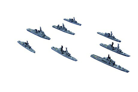 メーカー希望小売価格はメーカーサイトに基づいて掲載しています1/3000 集める軍艦シリーズ 海上自衛隊第3護衛隊群 1998年。1998年前後の仕様をモチーフにしています。マーキングや細部表現用のデカールを収録しています。ホイールや足回り...