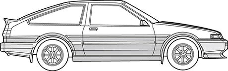 メーカー希望小売価格はメーカーサイトに基づいて掲載していますトヨタ ハチロクトレノ AE86 カーボンボンネットデカール付きを1/24スケールで再現した組立キットです。新金型パーツとしてシャーシのサスペンション構造を新設計。ステアリングとア...