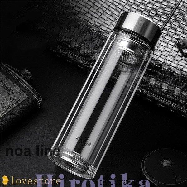 サイズ：350ml-6.1*22.2cm　450ml-7.0*22.7cm　550ml-7.8*22.1cm　耐?0-100℃。高品質の高硼珪酸ガラス（環境にやさしい健康的な素材、異味なく、安心してご使用いただけます）硬質かつ耐熱性を備え、...