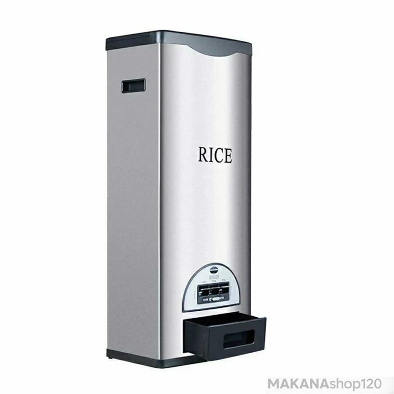 米びつ ライスバレルグレインボックス食品容器防虫防湿シールライスシリンダー家庭用貯蔵ライスボックス30kgステンレススチールスマートライスバレルヌードルバ 米びつ ライスバレルグレインボックス食品容器防虫防湿シールライスシリンダー家庭用貯蔵...