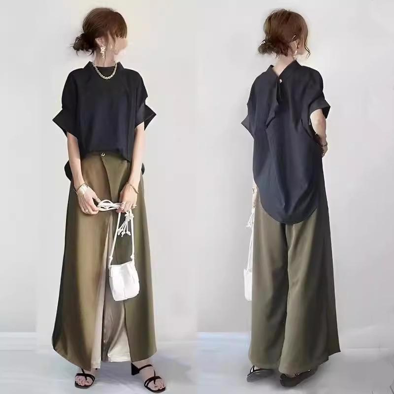 ★素材：ポリエステル★生地の厚さ：普通★サイズ（単位：cm）S：トップス丈64 バスト132 肩幅68 パンツ丈99 ウェスト64M：トップス丈65 バスト136 肩幅69 パンツ丈100 ウェスト68　L：トップス丈66 バスト140 肩...