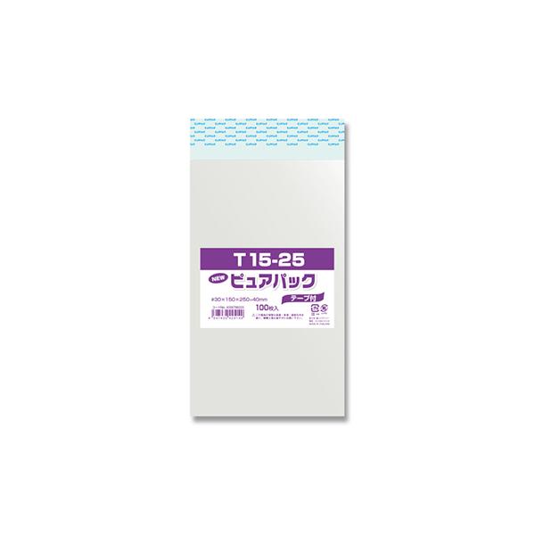 Nピュアパック　T15−25●規格：封筒角7サイズ●サイズ：縦250×横150mm●厚：0．03mm●材質：OPP