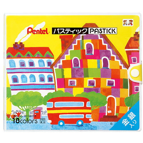 　【ペンテル】 ペンテル パスティック 18色 D （GC1-18D）商品スペック※仕様変更で商品画像と異なる場合があります。ご了承ください。